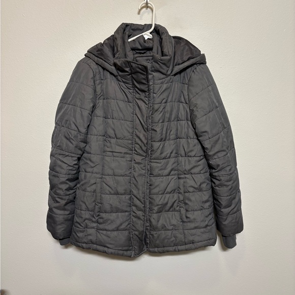 Rampage | Jackets & Coats | Rampage Womens Charcoal Puffer Jacket ...